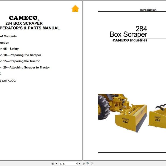 Cameco Chopper Combine CH2500 Operations and Tests Manual 2000