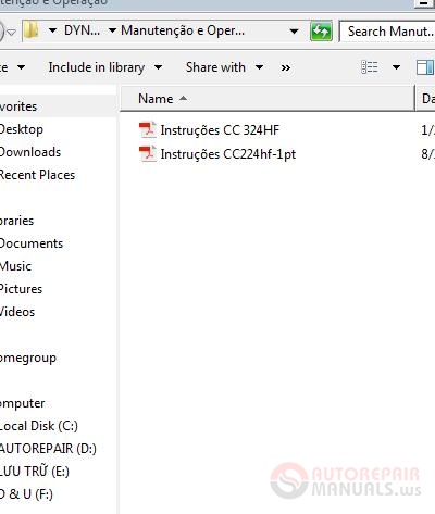 DYNAPAC Family CC224-324 Repair Manual