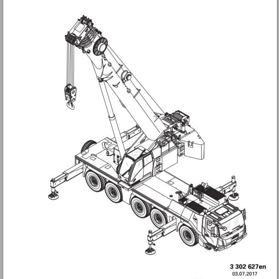 Grove Crane GMK 4075-1 Schematics, Operation Manual