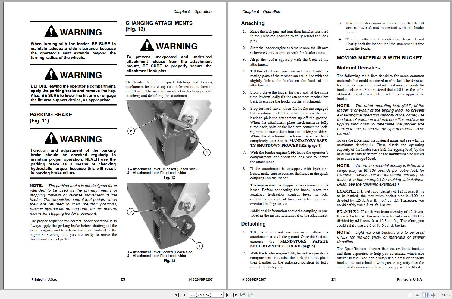 Gehl Utility Loader AL20 DX Series II Operator's Manual 918024B