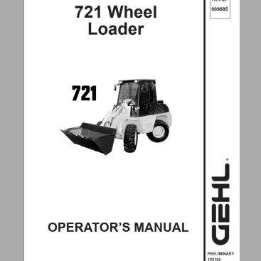 Gehl Wheel Steer 521 Operator's Manual 909881