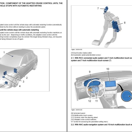 Opel PSA Combo K9 2019-2021 Wiring Diagrams & Components Location
