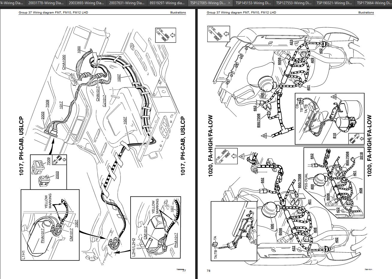 Volvo Truck Latin America FM12 Wiring Diagram