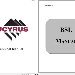 CAT Bucyrus BSL PF 6 1542 Operation Manual BI623940 ZH