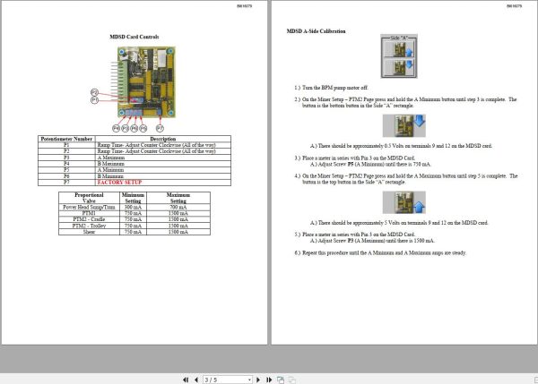 CAT Bucyrus HW300 SHM SHM51 Technical Manual BI616079