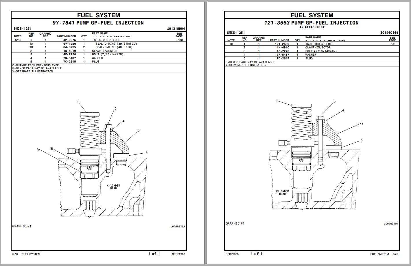 CAT Industrial Engine 3512 Parts Manual SEBP2988 2000 EN FR