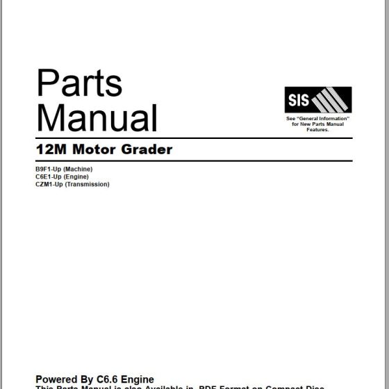 CAT Motor Grader 12M and 120M Schematic