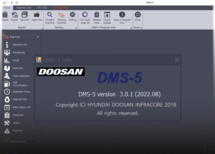 Doosan DMS-5 Monitoring Program 08.2022