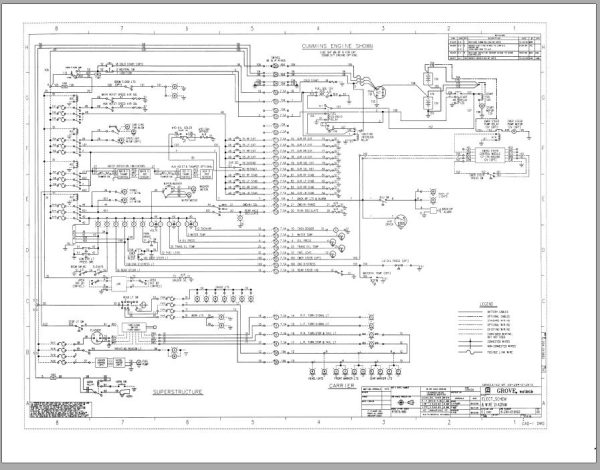 Grove Crane RT875C Operator Manual and Schematic