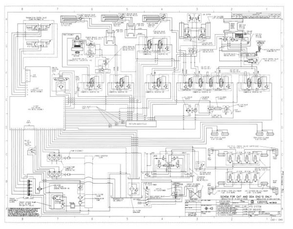 Grove Crane RT9100 Operator Manual and Schematic