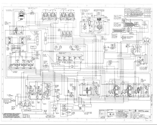 Grove Crane TM9150 Operator Manual and Hydraulic Schematic
