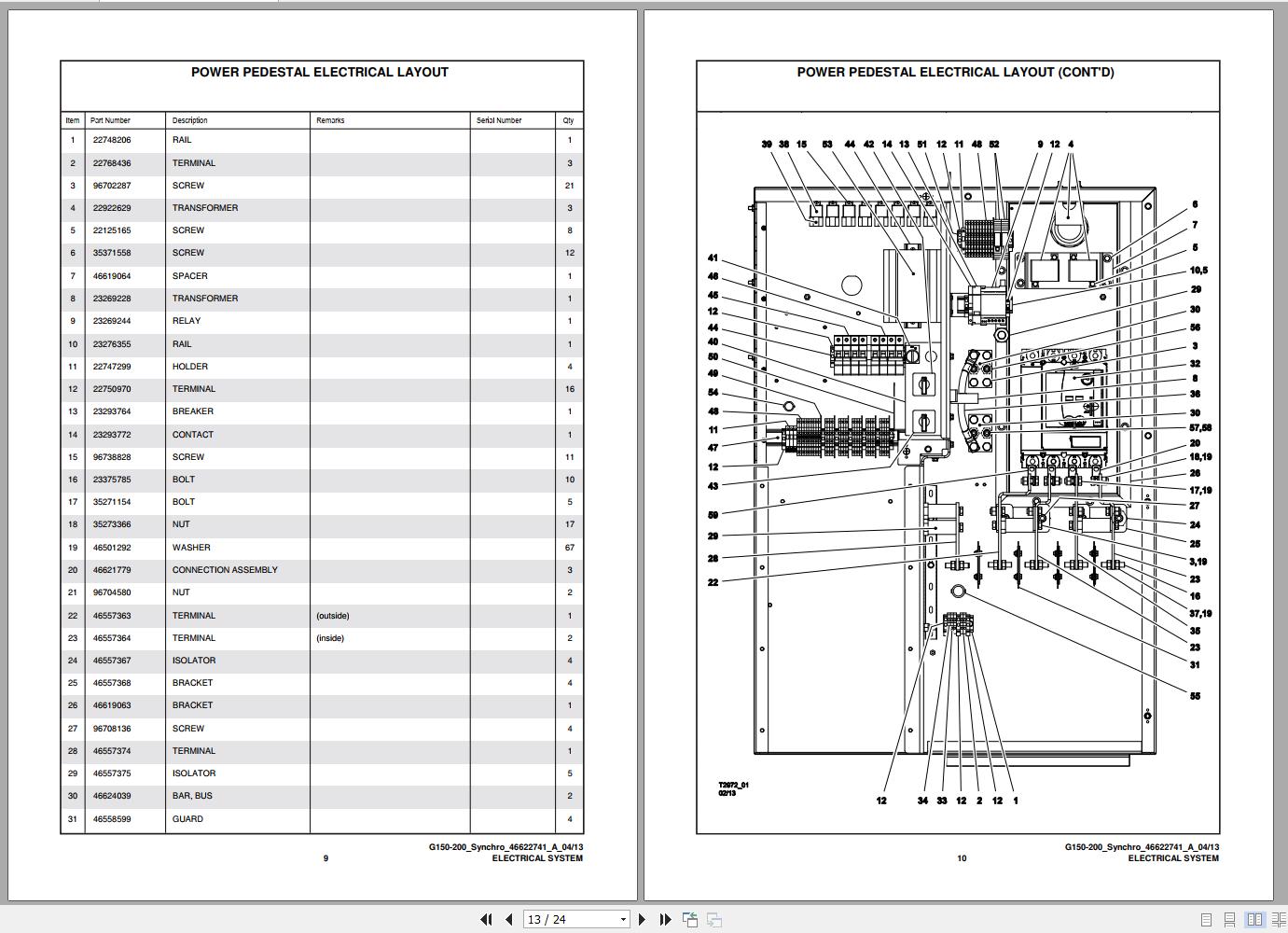 Ingersoll Rand Generator G150 Parts Manual 2018