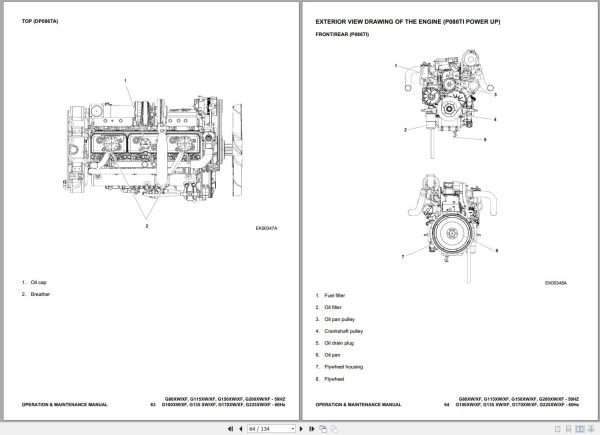 Ingersoll Rand Generator G200 XW XF Operation and Maintenance Manual 2019