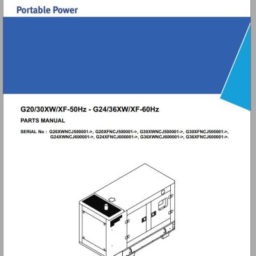 Ingersoll Rand Generator G40 Parts Manual 2015