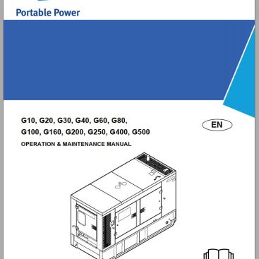 Ingersoll Rand Generator G40 SIIIA Operation and Maintenance Manual 2018