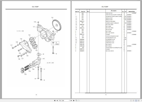 Ingersoll Rand Generator G625 Parts Manual 2017