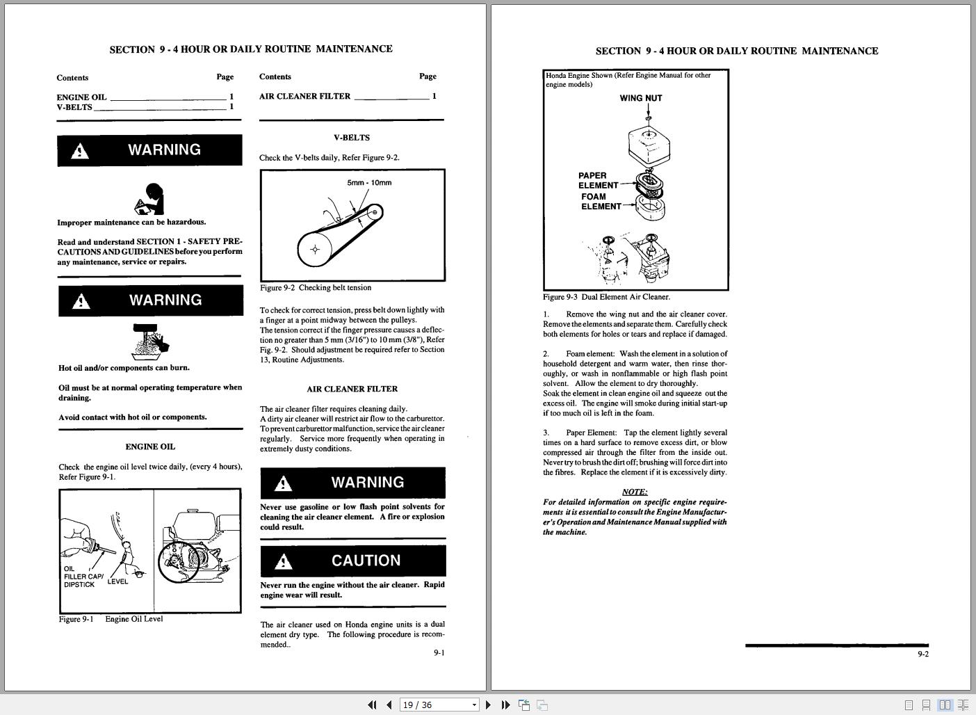 Ingersoll Rand Light Compaction HX40 Parts Manual, Operating and ...