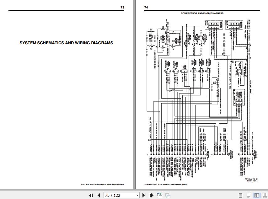 Ingersoll Rand Portable Compressor 9-115 Electronic Service Manual 2014
