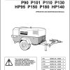 Ingersoll Rand Portable Compressor P185 Parts Manual, Operation and ...