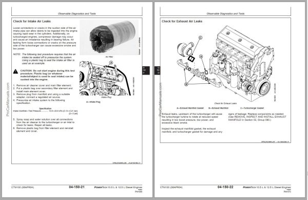 John Deere Diesel Engines PowerTech Plus 4.5L 6.8L Base Engine ...