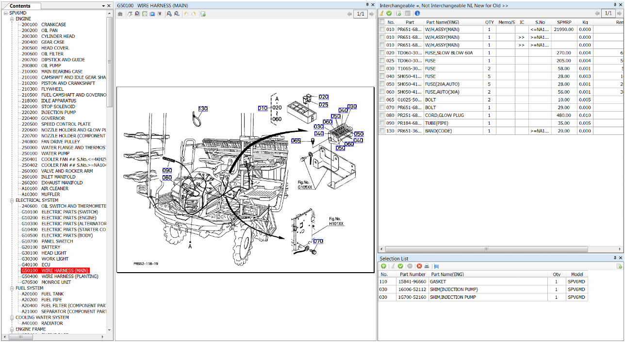 Kubota EPC Tractors Construction KUK UK 10.2021 Machinery Power ...