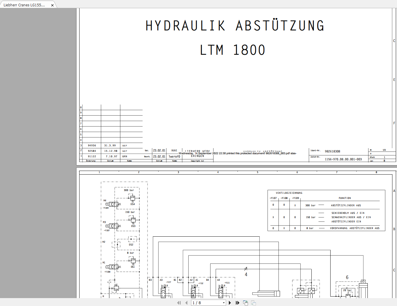 Liebherr Cranes Operators Manual Liccon Error Code Schematic LGD-1550 ...