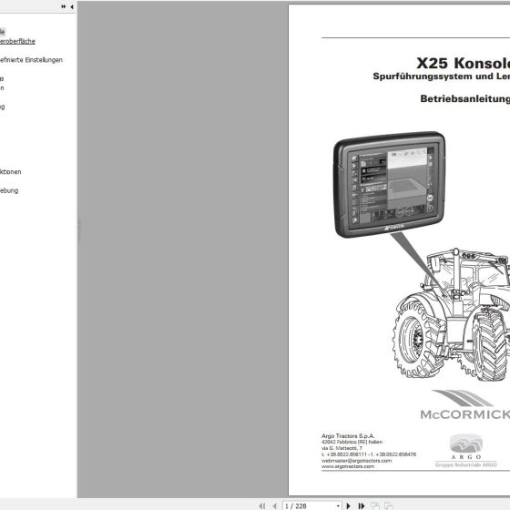 McCormick Technology SCR Technical Manual DE