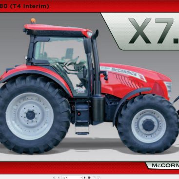 McCormick Tractor X4 RS58 Workshop Manual DE