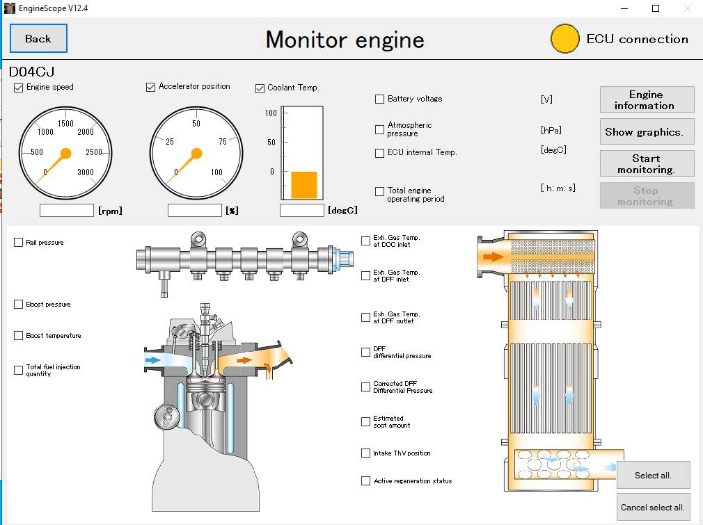Mitsubishi Service Tool Program Diesel Engine EngineScope V12.4.2 How ...