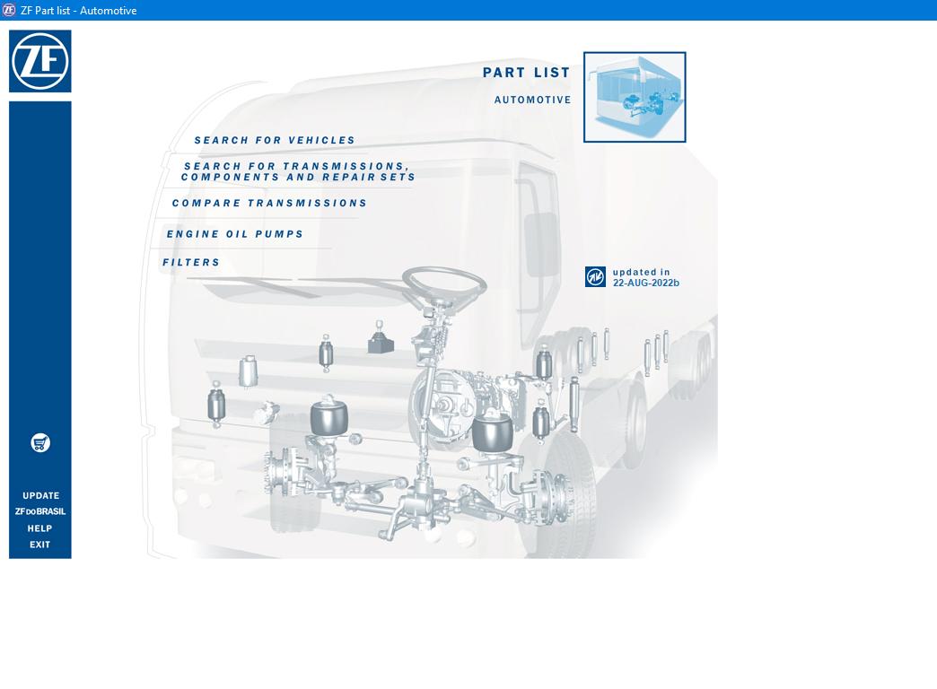 ZF EPC Automotive 09.2022 Spare Parts Program DVD How To Install