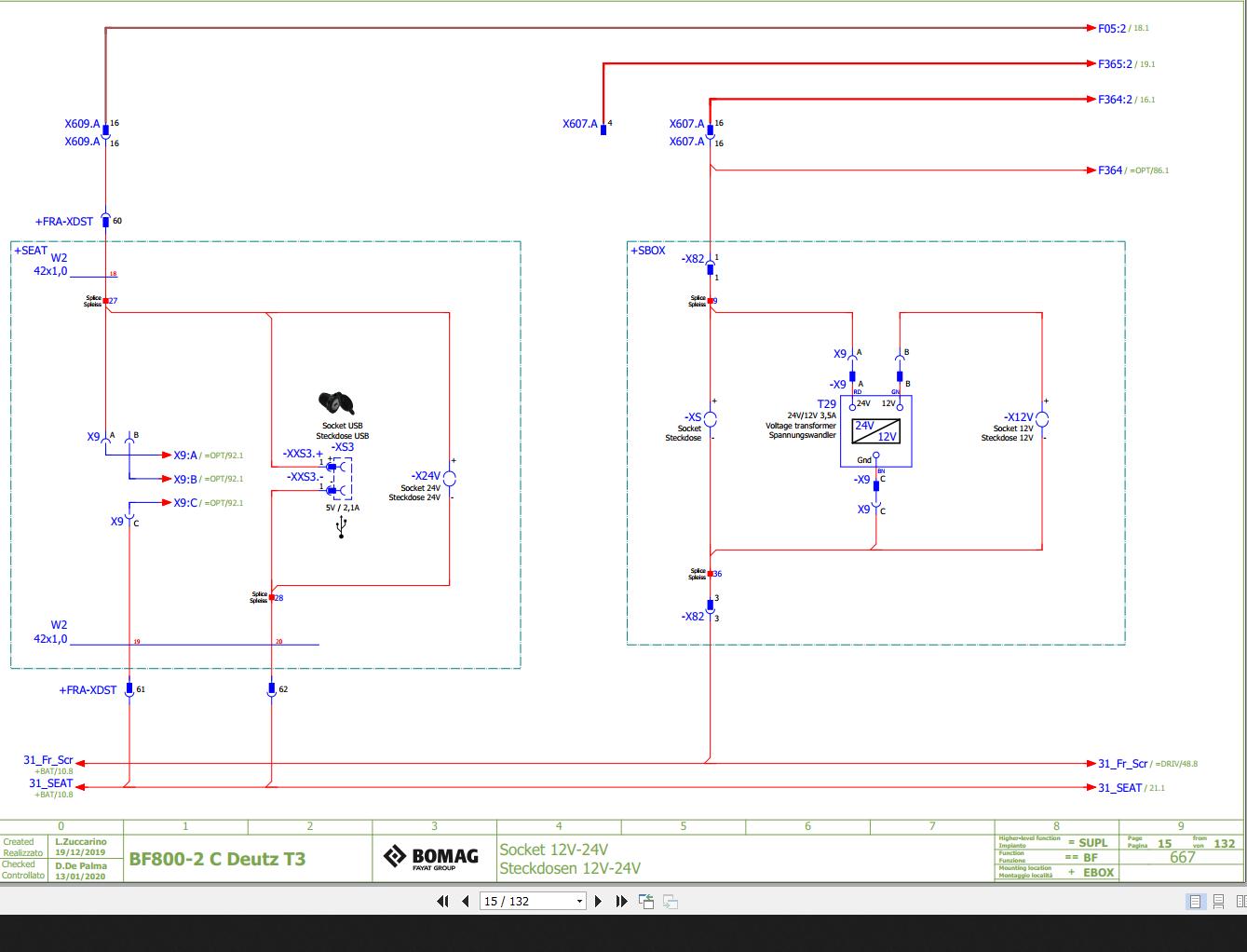 Bomag BF800-2C Wiring Diagram Deutz T3 Function.667 2020 EN DE