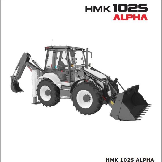 Hidromek Backhoe Loader HMK 102S Alpha A8 Supra Service Manual TR