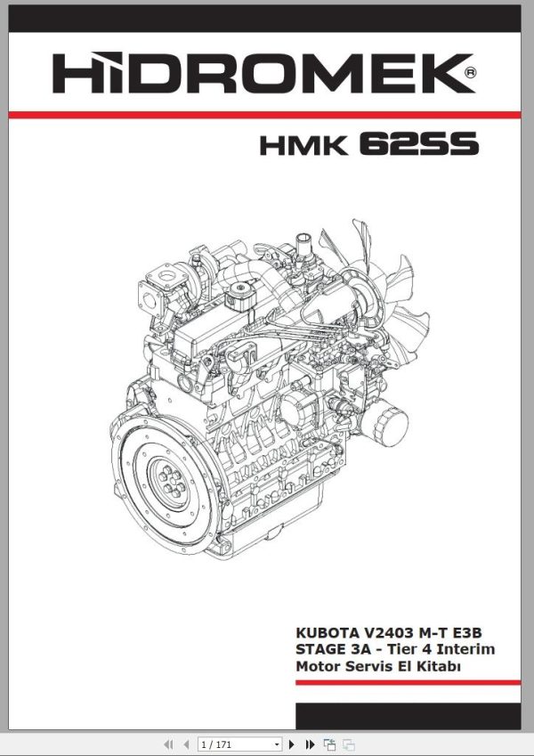 Hidromek Mini Backhoe Loader HMK 62SS KUBOTA Stage 3A Tier 4 Interim ...
