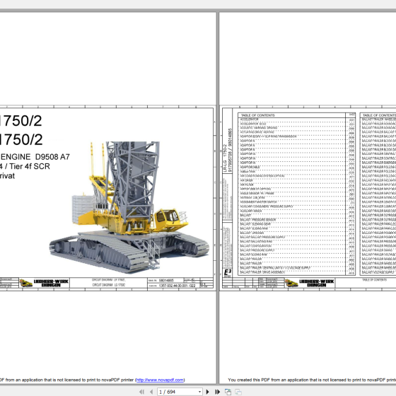 Liebherr Crane LTC 1055-3.1 Full Service Information LICCON PDF How To ...