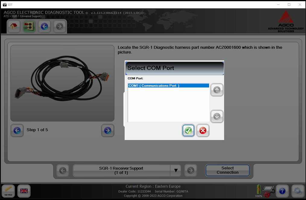 AGCO Diagnostic Tool EDT Electronic 03.2023 How To install