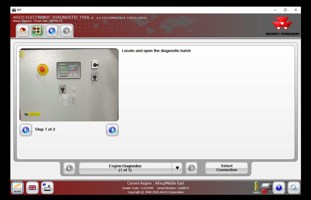 AGCO Diagnostic Tool EDT Electronic 03.2023 How To install