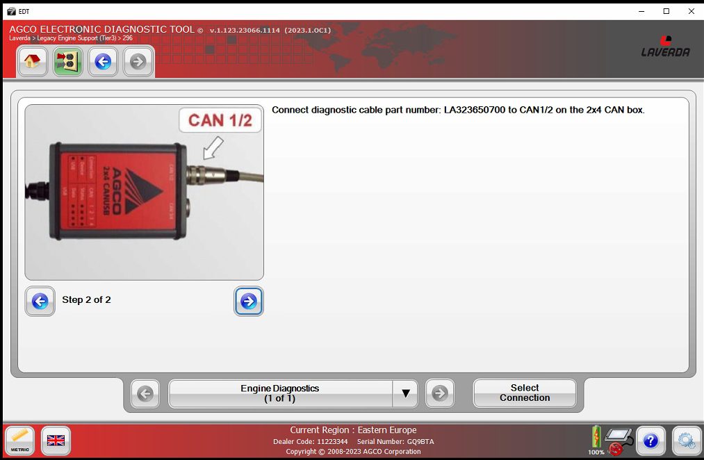 AGCO Diagnostic Tool EDT Electronic 03.2023 How To install