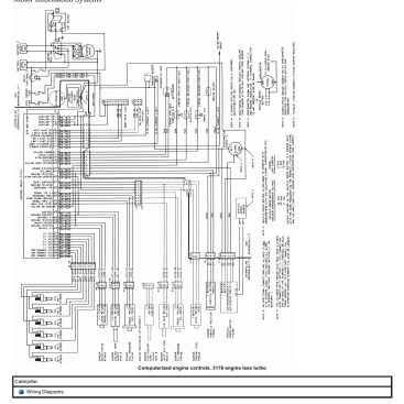 Caterpillar Truck w Turbo Wiring Diagrams