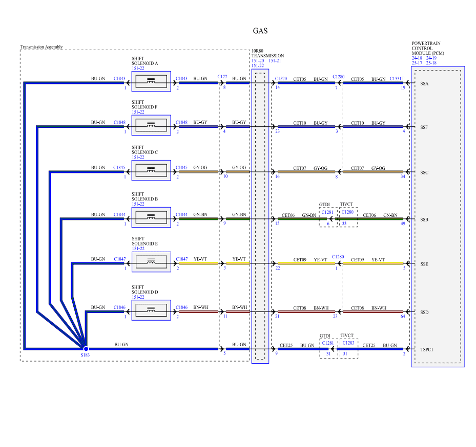 Ford Mustang 2022 Electrical Wiring Diagram Connector Viewer Pinout ...