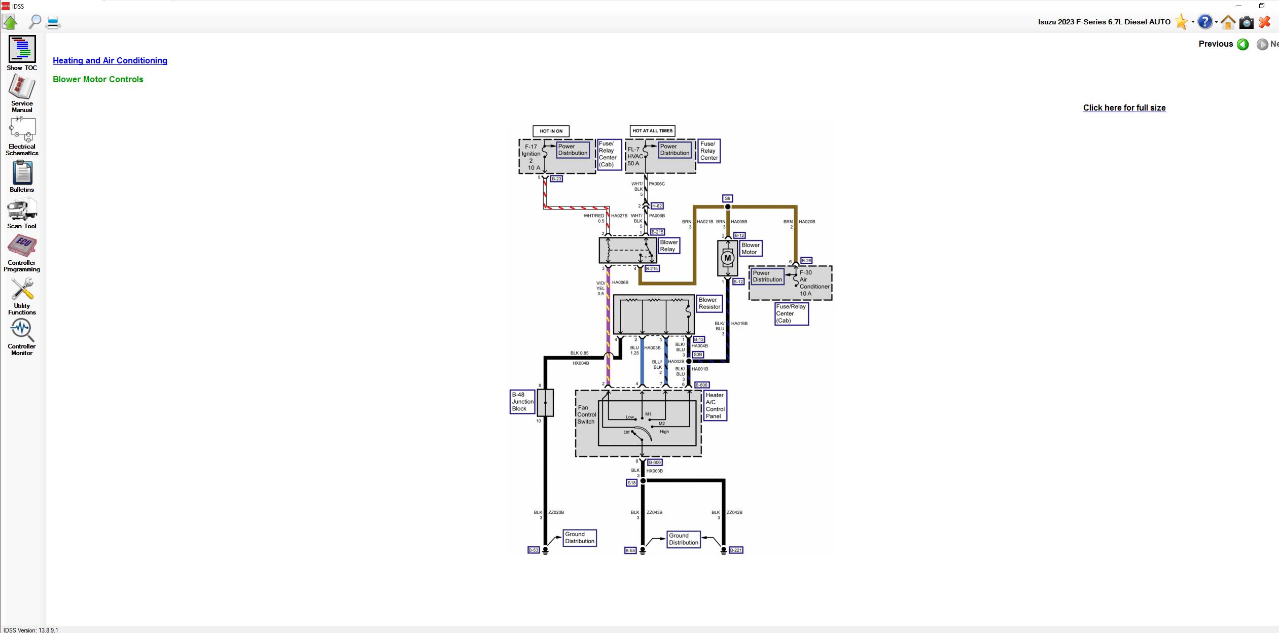 Isuzu Diagnostic Program IDSS USA 11.2022 Service System Information ...