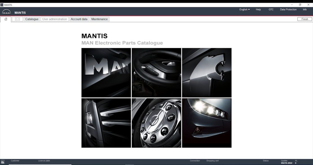 MAN MANTIS v692 EPC 10.2022 Spare Parts Program DVD How To Install