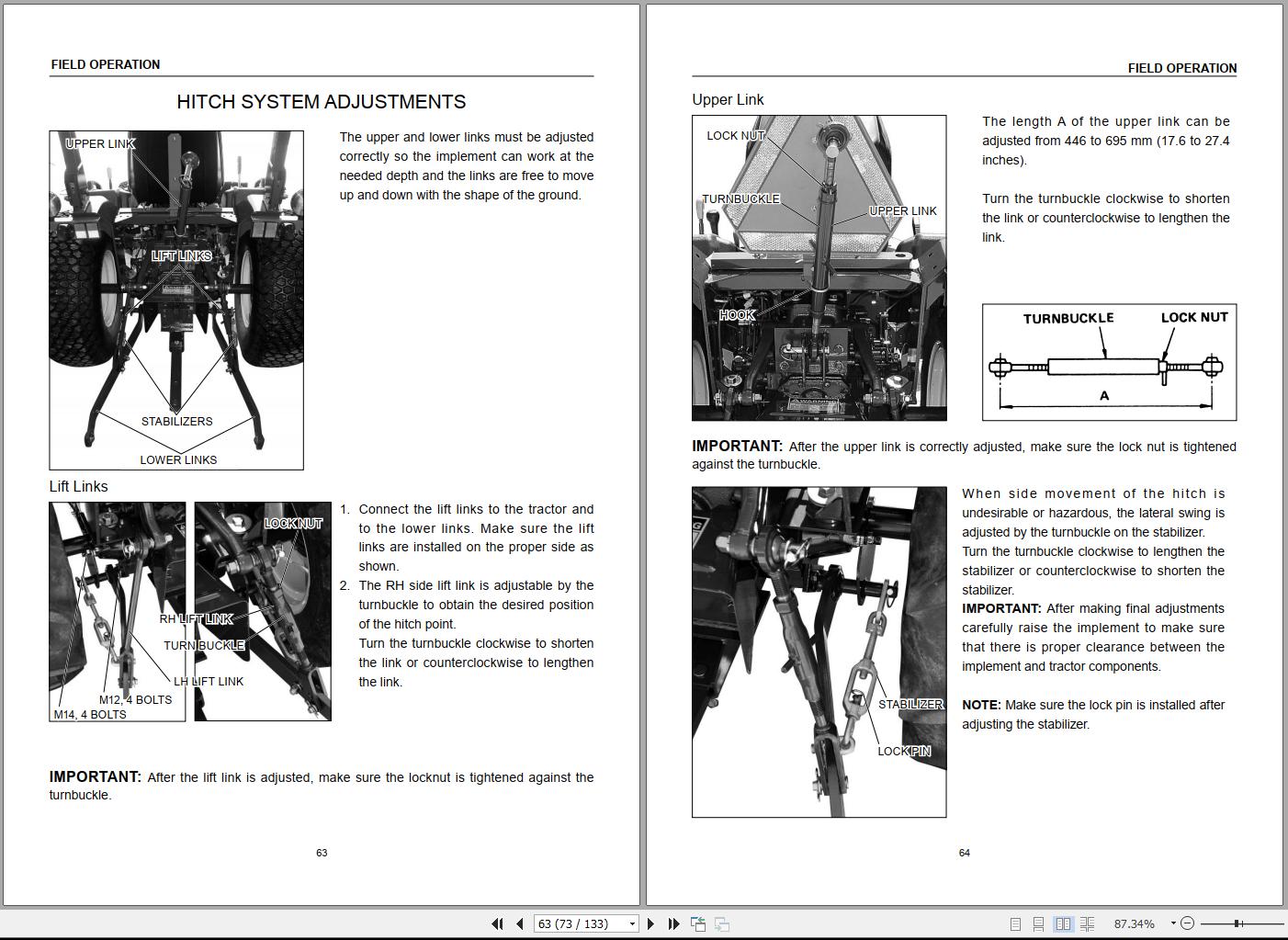 Mahindra Tractor Max 28XL Shuttle HST Operator Manual