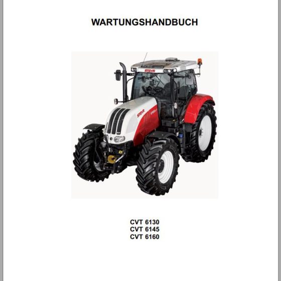 Steyr Agricultural Tractor Compact 4075 4085 4095 4105 4115 Ecotech ...