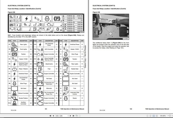 Bobcat Compact Track Loader T595 Operation and Maintenance Manual ...