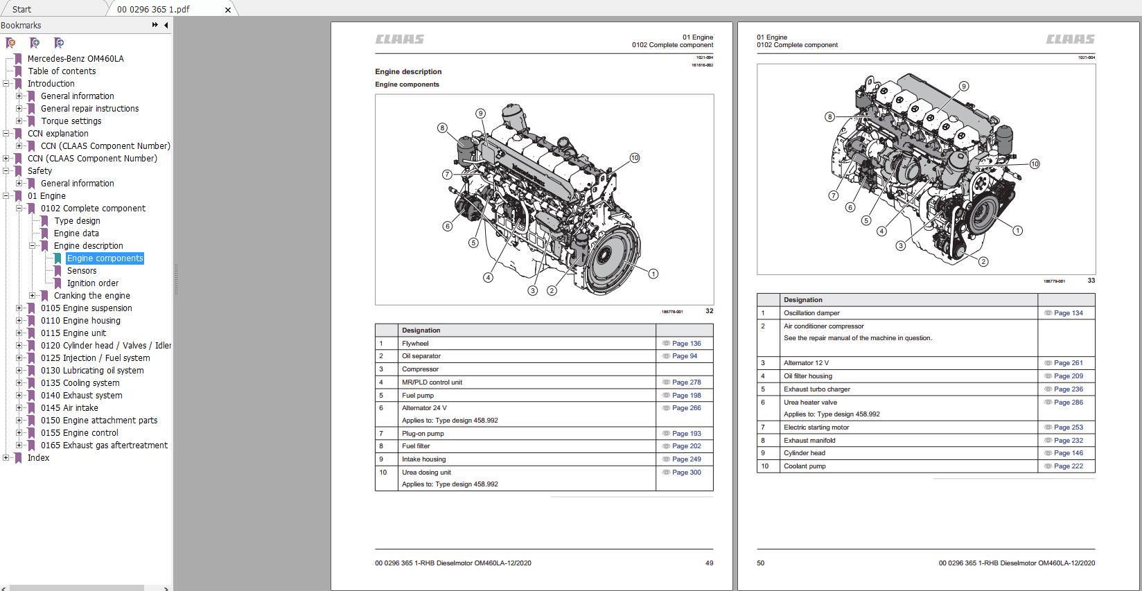CLAAS JAGUAR 980-930 (497) Repair Manual Operator Assembly Manual ...