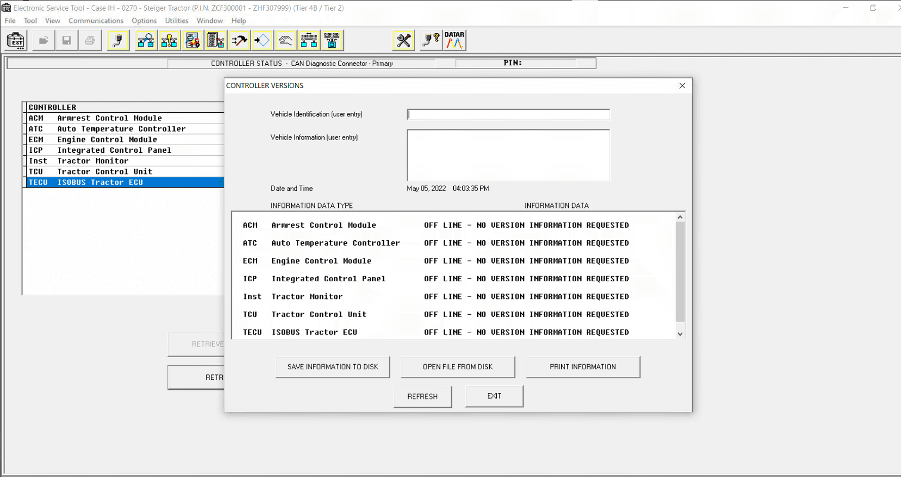 CNH EST 9.7 Install By Remote UP 3 Controller 88 Dealer Engineering How ...