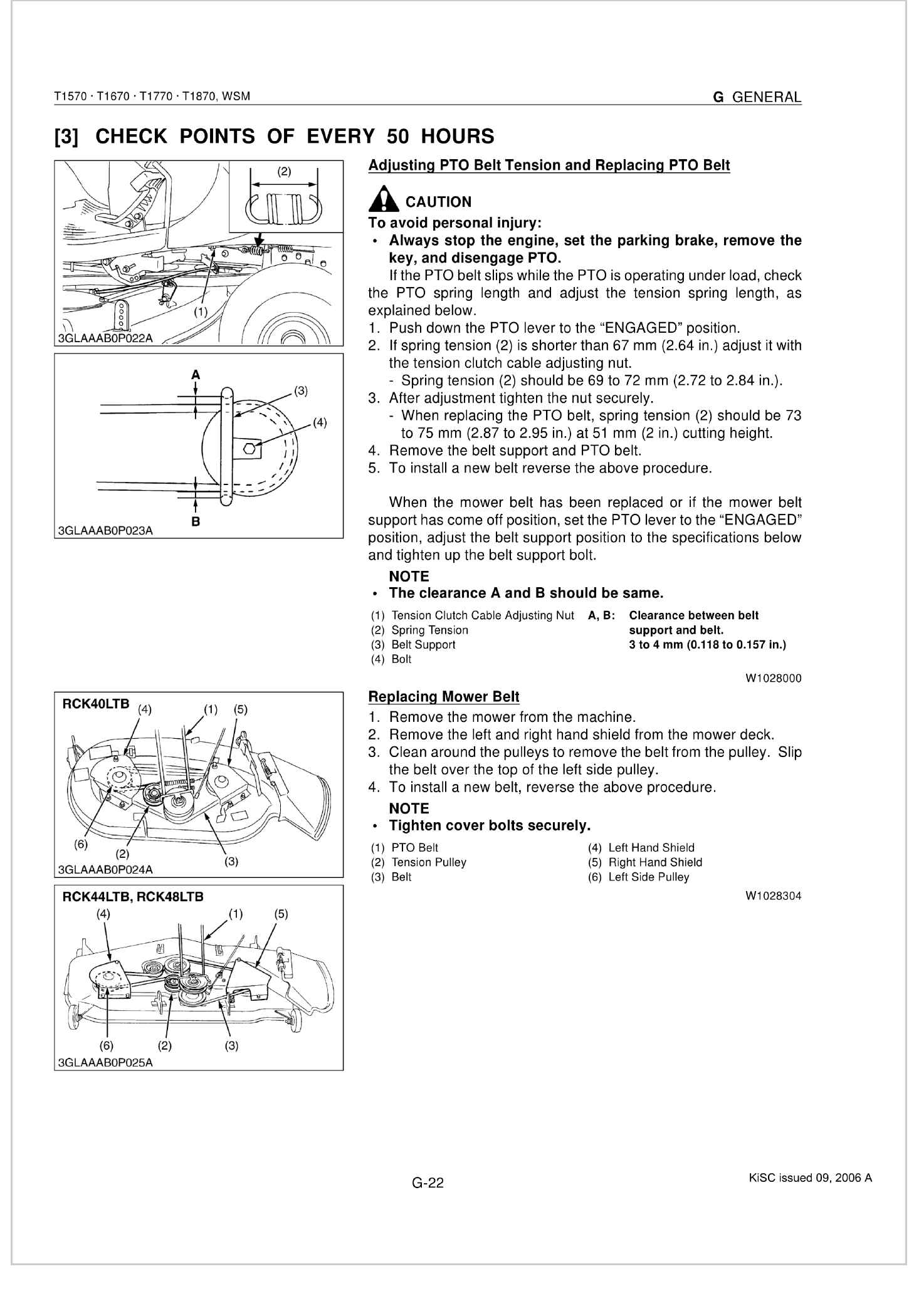 Kubota Lawn Tractor T1570 Workshop Manual