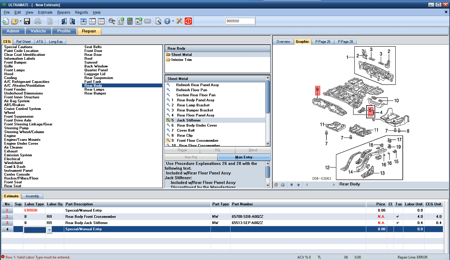 Mitchell Spare Parts List Program UltraMate Estimating 11.2022 v7.1.242 ...