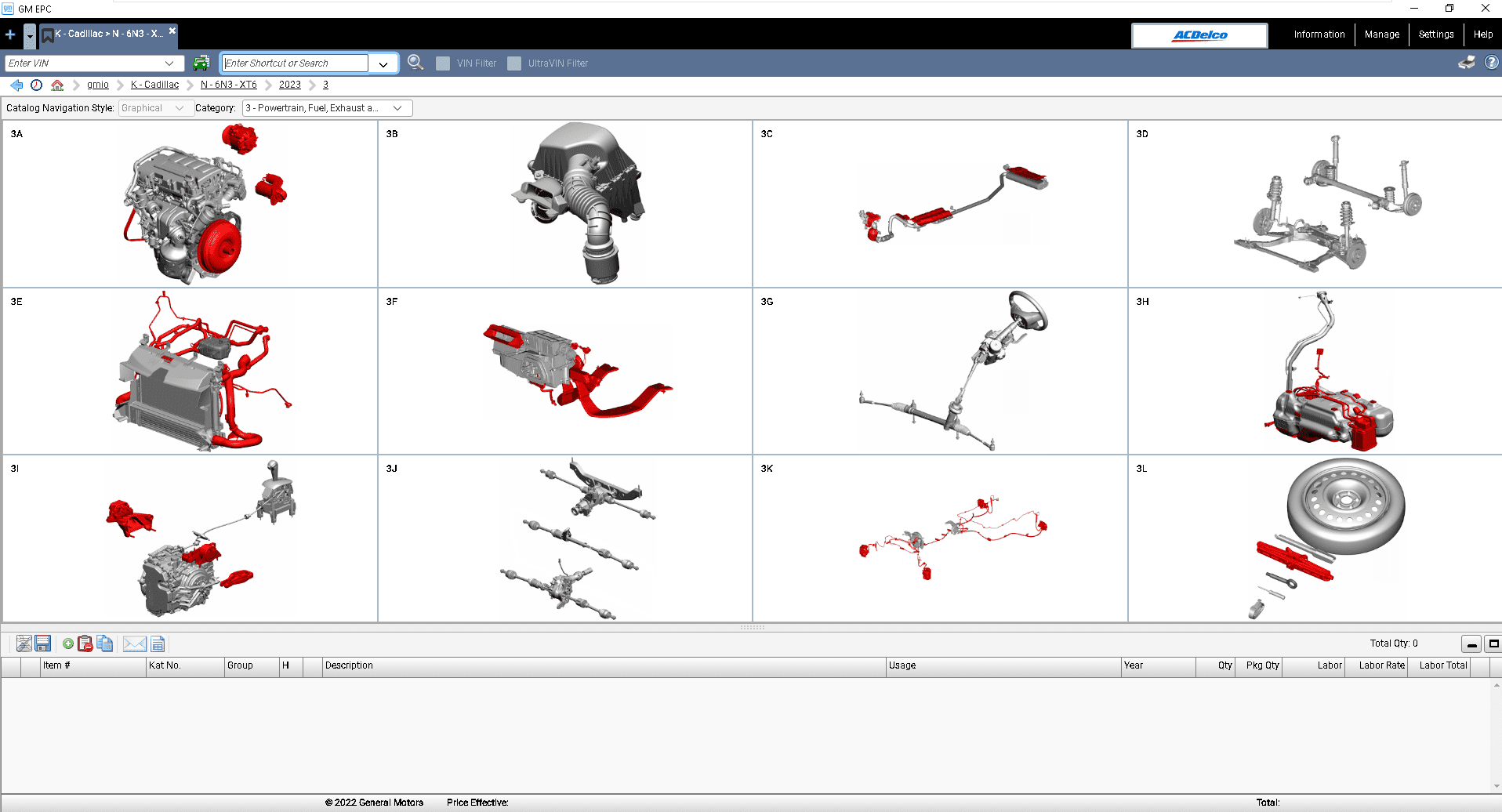 General Motors Spare Parts Program GMIO Asia Africa EPC 12.2022 How To ...