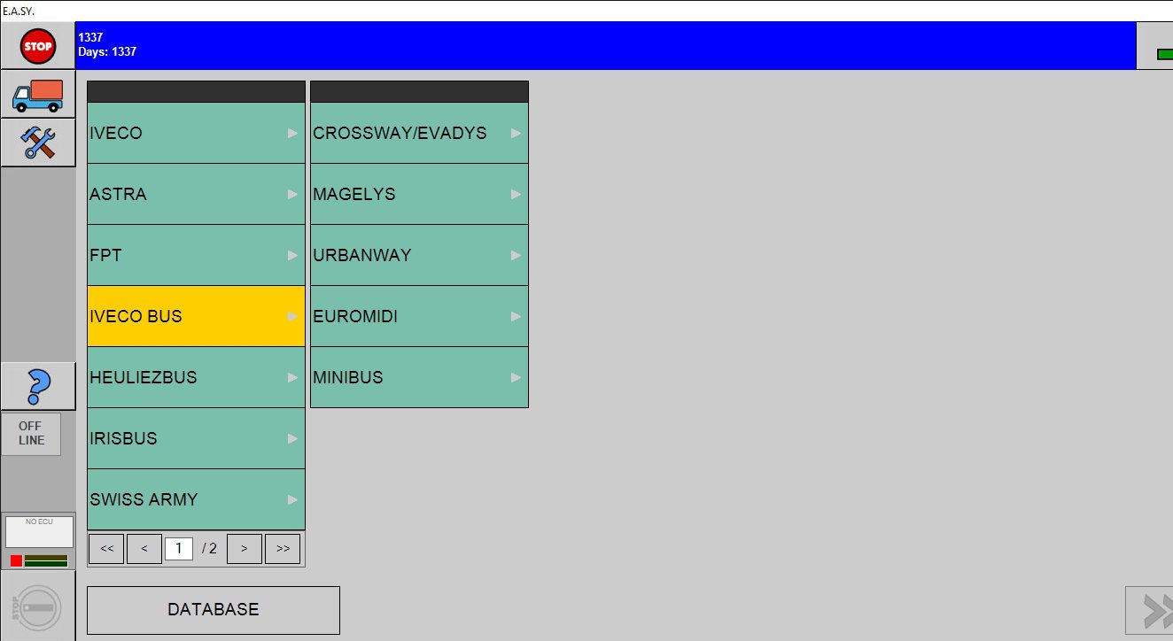 Iveco E.A.S.Y Truck Bus v16.1 2021 Electronic Advanced System ...